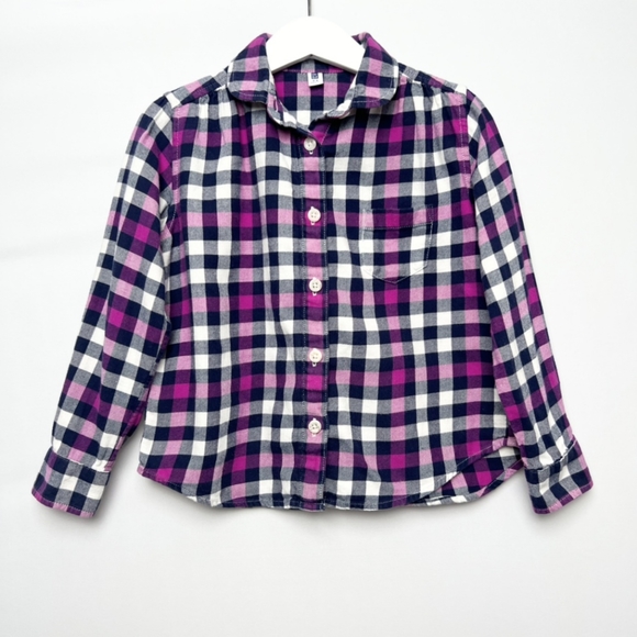 Jackets & Coats | Uniqlo Little Girl Check Jacket 34y | Poshmark
